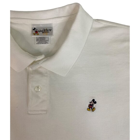 Disney | Shirts | Vintage Walt Disney World Mens Mickey Mouse Polo ...